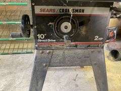 Sears Craftsman 10" direct drive table saw - Legacy Auction Company