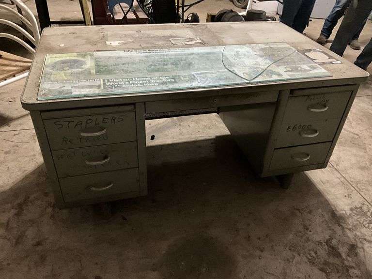 2 heavy metal desks - Legacy Auction Company