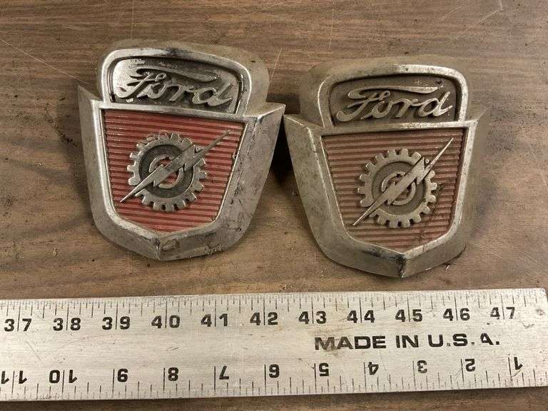 Vintage Ford emblems - Legacy Auction Company