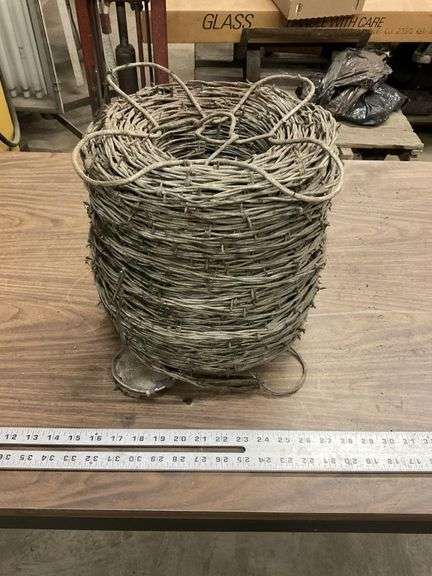 Coil of barbed wire - Legacy Auction Company