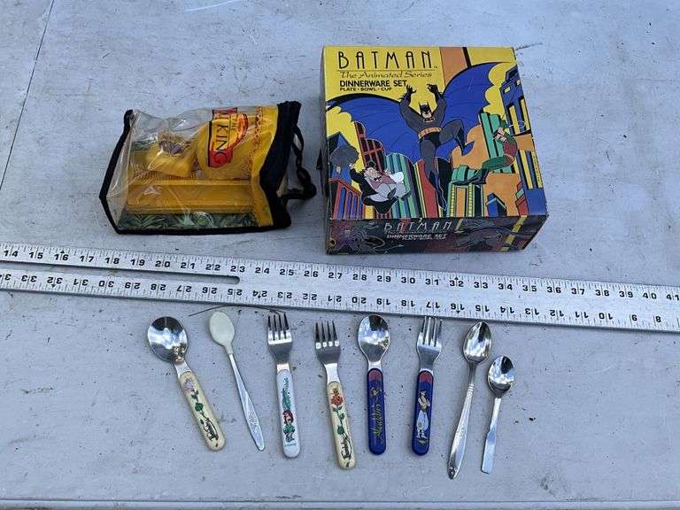 Batman dinnerware set, Lion King pieces etc. - Legacy Auction Company