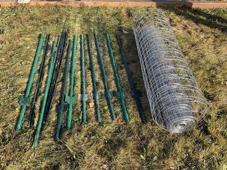48” wire and posts - Legacy Auction Company