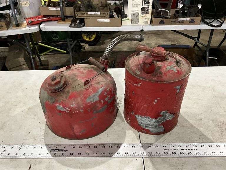 Gas cans - Legacy Auction Company