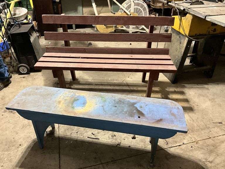 2 benches. 54" longest - Legacy Auction Company