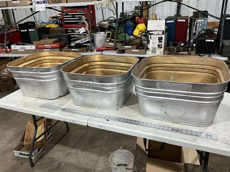 Wash tubs - Legacy Auction Company