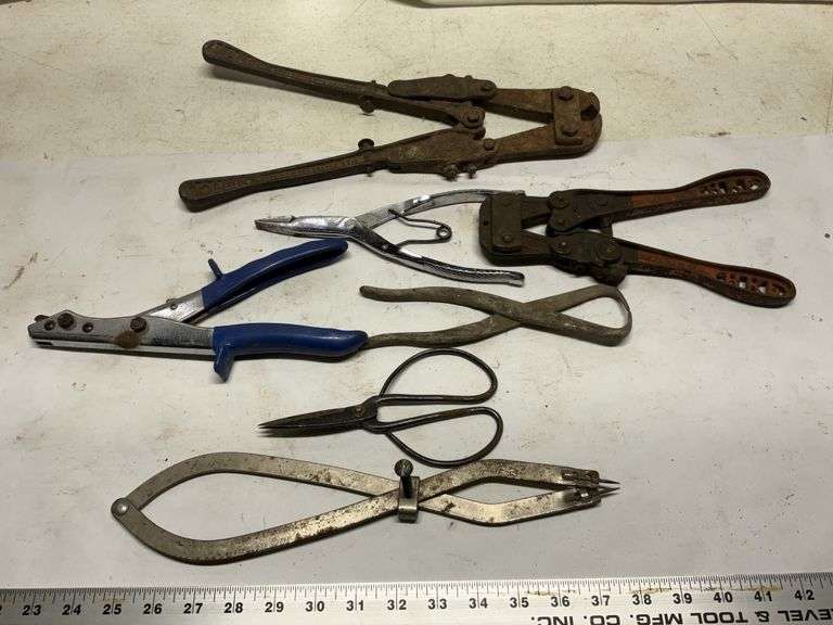 Bolt cutters, snap ring pliers, etc - Legacy Auction Company