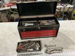 Penncraft toolbox with contents - Legacy Auction Company