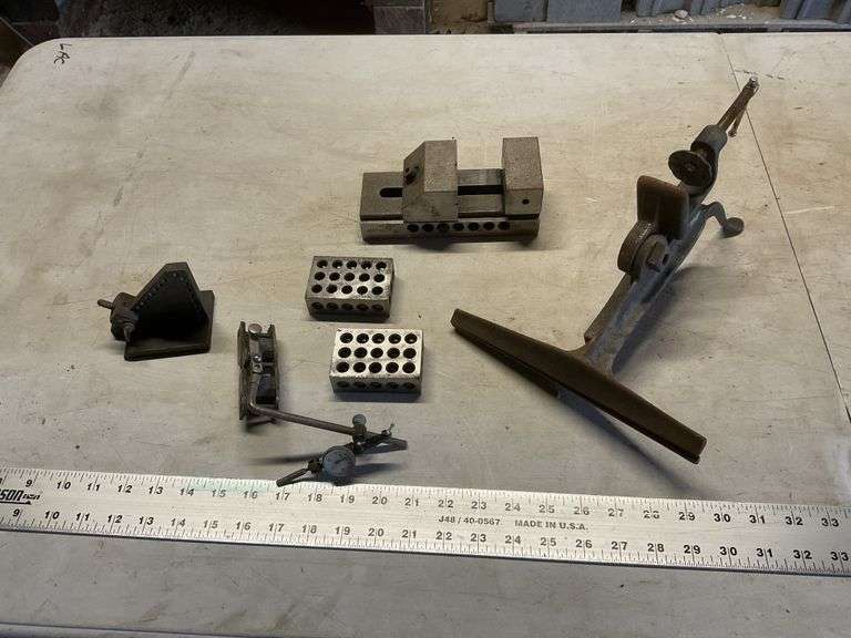 Saw blade vise and machinist tools - Legacy Auction Company
