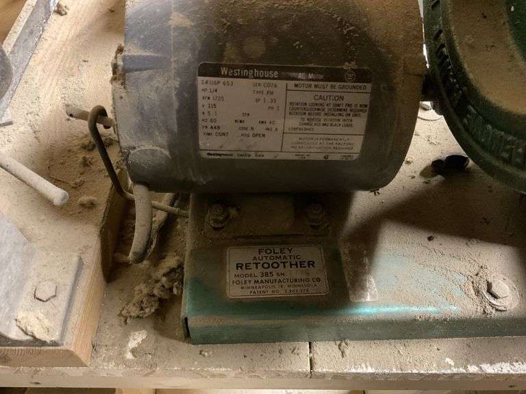 Foley automatic Retoother model 385 - Legacy Auction Company
