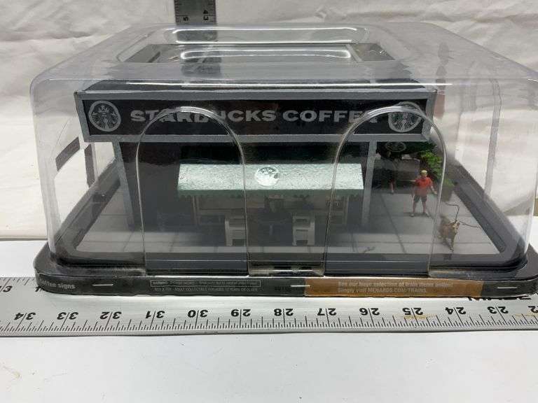 Starbucks replica for O & HO train sets - Legacy Auction Company
