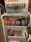 Campbell chain and cable display with chain and - Legacy Auction Company