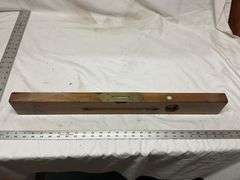 Vintage Stanley wooden level - Legacy Auction Company