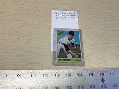 1966 Topps Jim Palmer rookie baseball card - Legacy Auction Company