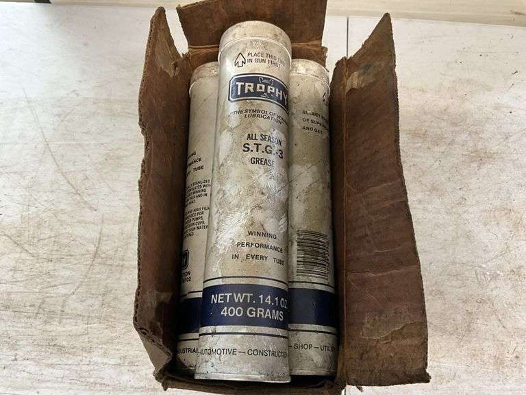 11 Trophy grease tubes - Legacy Auction Company
