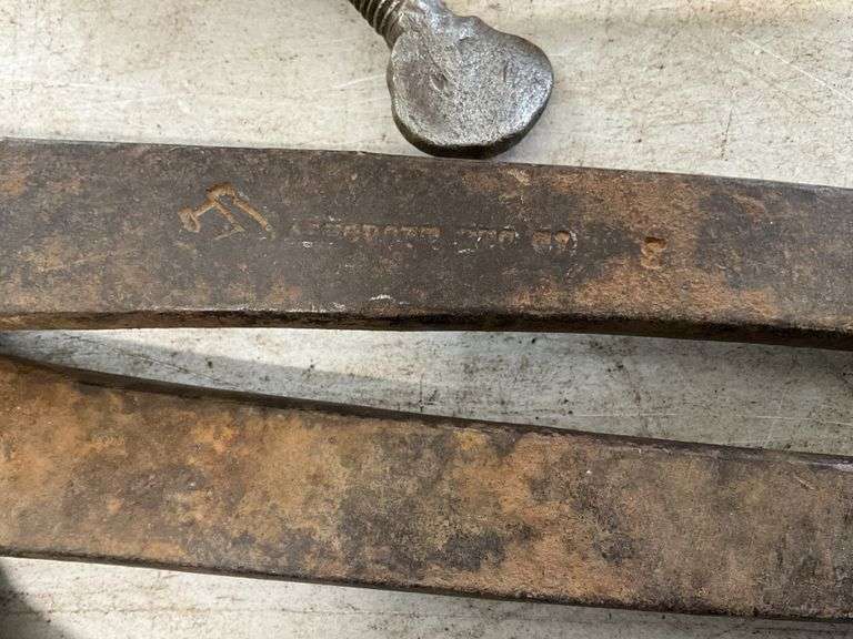Vintage railroad blacksmith tools - Legacy Auction Company