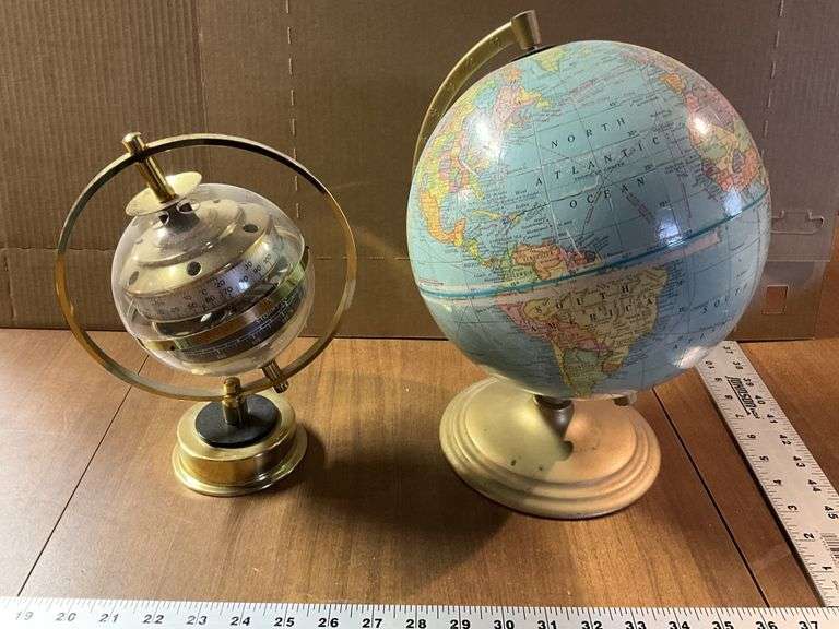 Globe and barometer - Legacy Auction Company