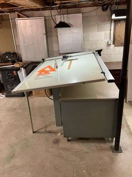 Mutoh drafting table model-S with accessories - Legacy Auction Company