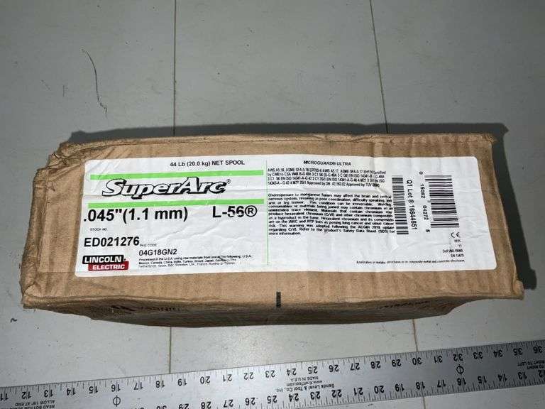 Full spool of micro guard ultra welding wire - Legacy Auction Company