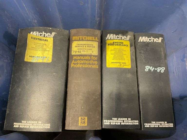 Mitchell service and repair manuals - Legacy Auction Company