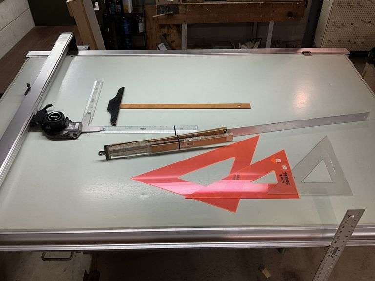 Mutoh drafting table model-S with accessories - Legacy Auction Company