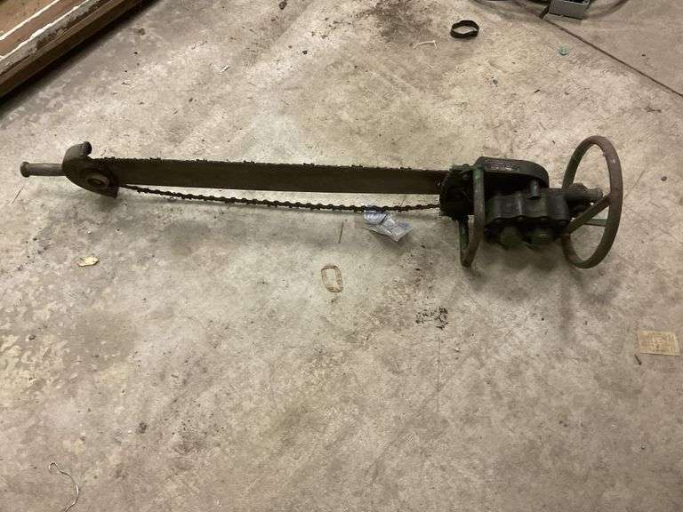 Von Ruden manufacturing company Vintage two man - Legacy Auction Company