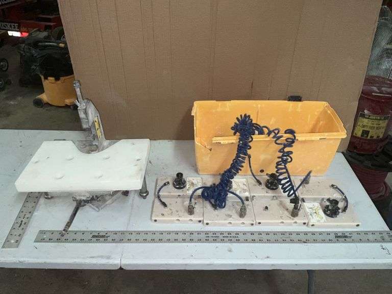 Parallign seam clamp, pneumatic cutter - Legacy Auction Company