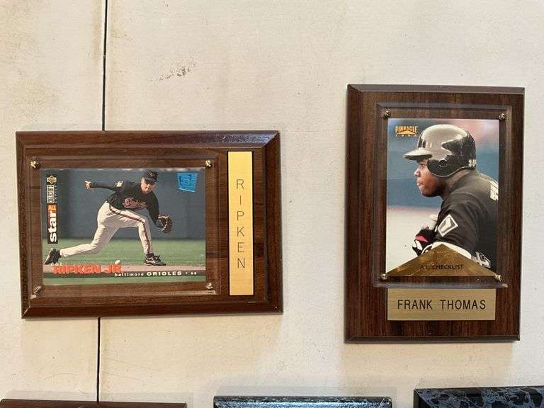 Top athletes cards in plaques - Legacy Auction Company