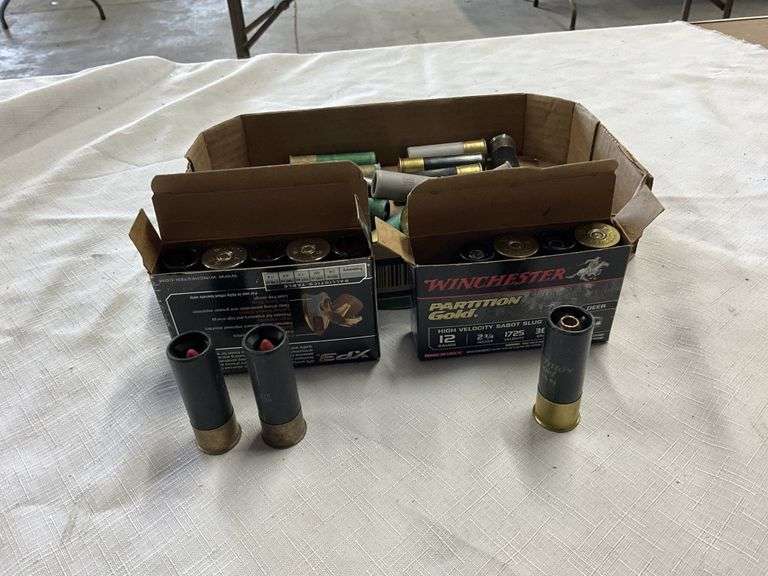 Assorted 12 gauge shells & slugs - Legacy Auction Company