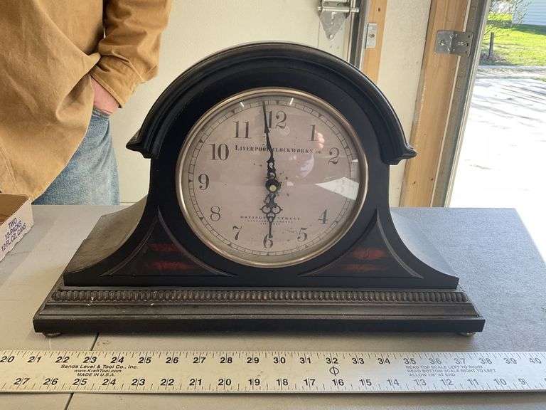 Liverpool clockworks mantle clock - Legacy Auction Company