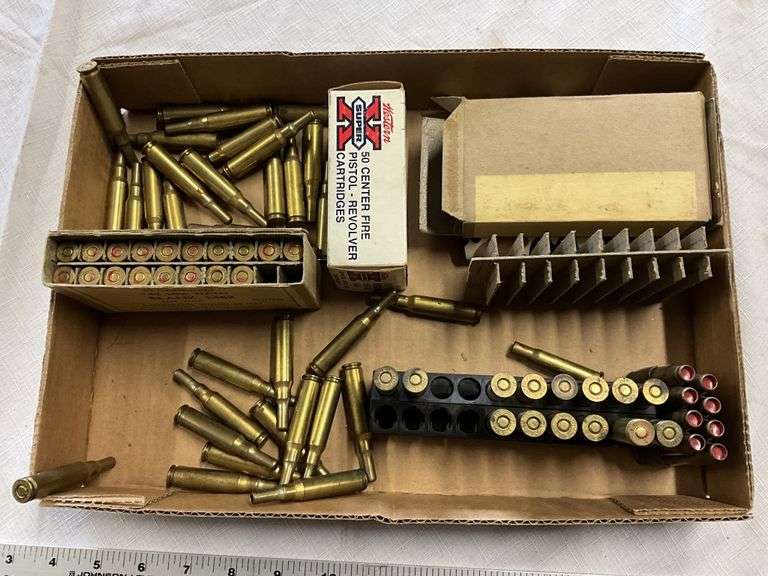 Assorted bullets, some empty - Legacy Auction Company