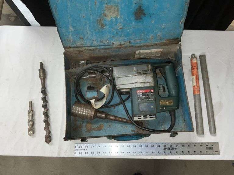Bosch rebar hammer with extras, works - Legacy Auction Company