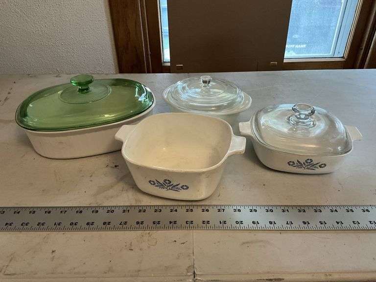 Corning ware & Pyrex covered dishes - Legacy Auction Company