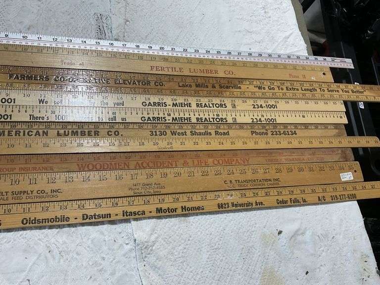 Measuring sticks - Legacy Auction Company