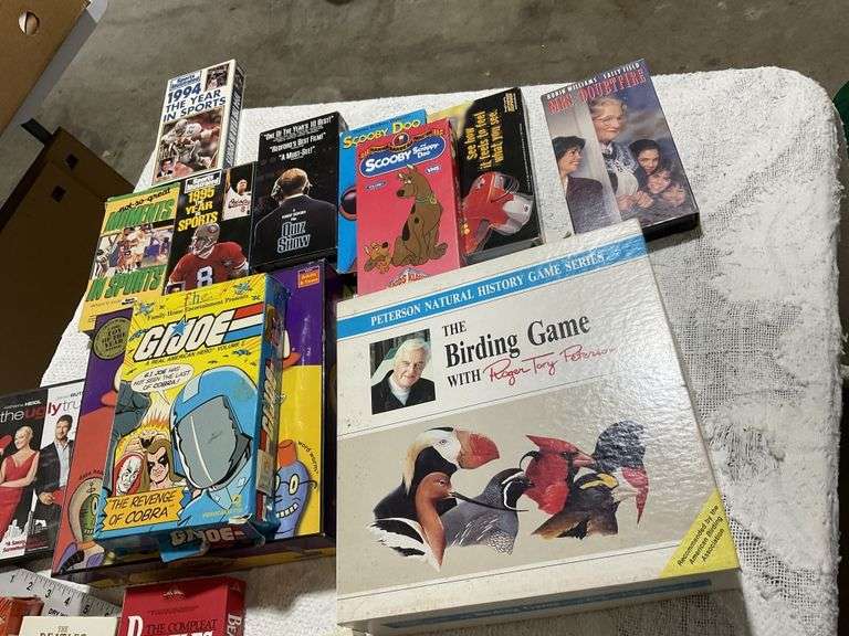 Games and VHS tapes - Legacy Auction Company