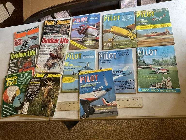 Pilot and Outdoor Life magazines, etc. - Legacy Auction Company