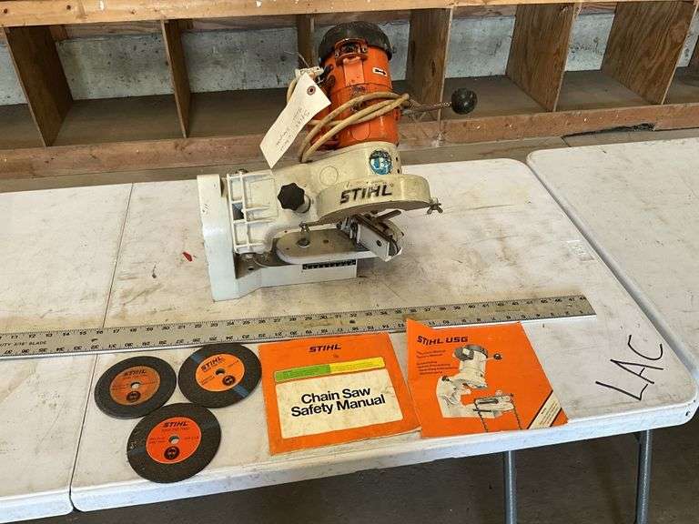 Stihl USG chainsaw sharpener - Legacy Auction Company