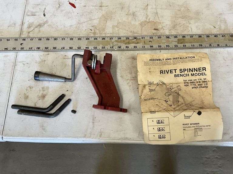 Foley rivet spinner - Legacy Auction Company