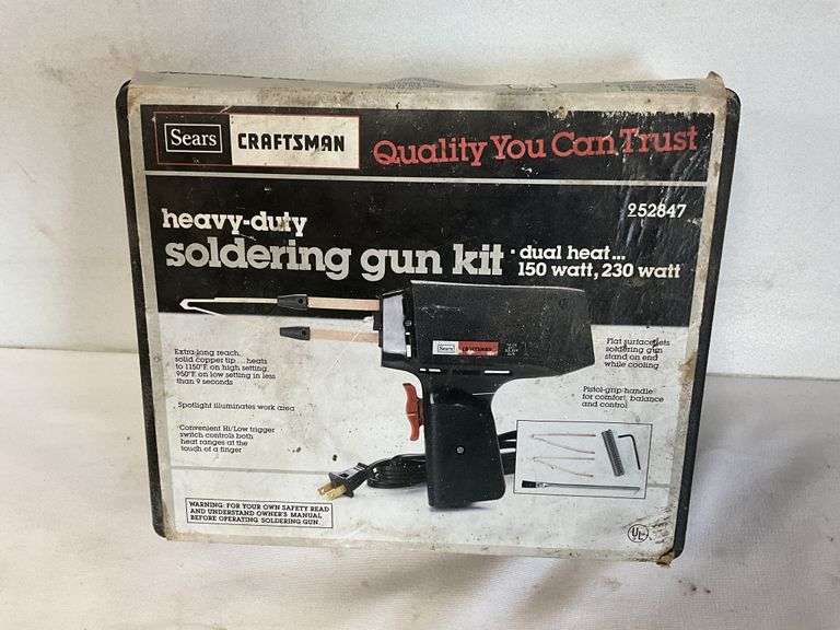 Craftsman soldering gun kit, never used - Legacy Auction Company