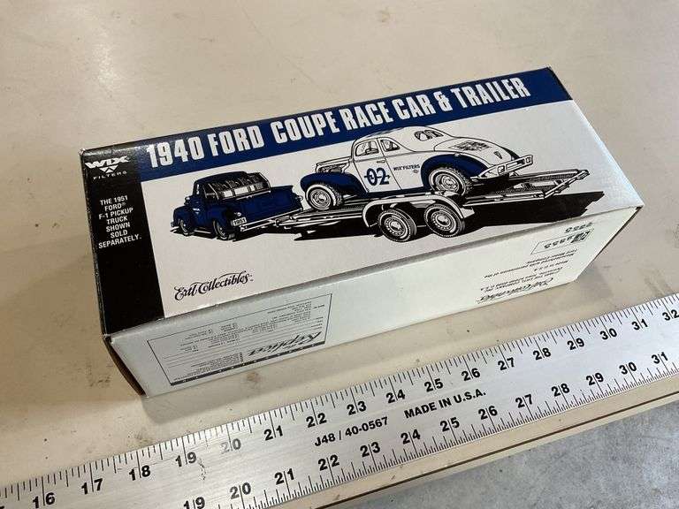 Wicks 1940 Ford, coupe, race, car, and trailer - Legacy Auction Company