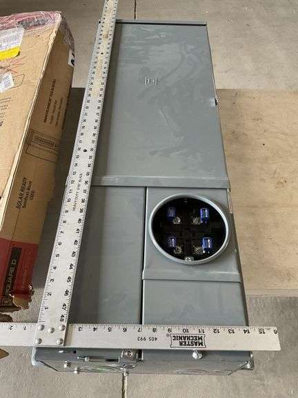 Square D home line 200 amp. Rainproof type 3R - Legacy Auction Company
