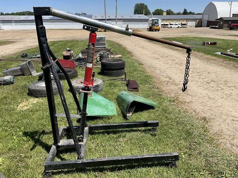 3 ton homemade engine hoist - Legacy Auction Company