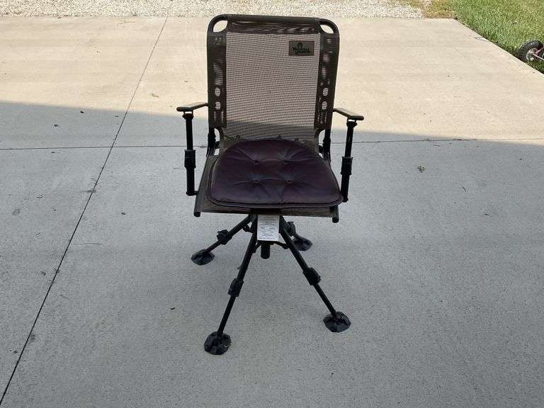 Whitetails Unlimited chair with adjustable legs - Legacy Auction Company