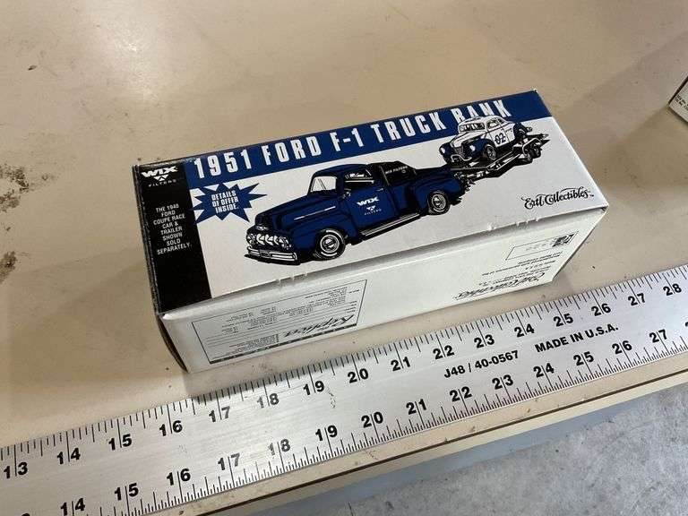 Wicks, 1951 Ford F1 truck bank - Legacy Auction Company