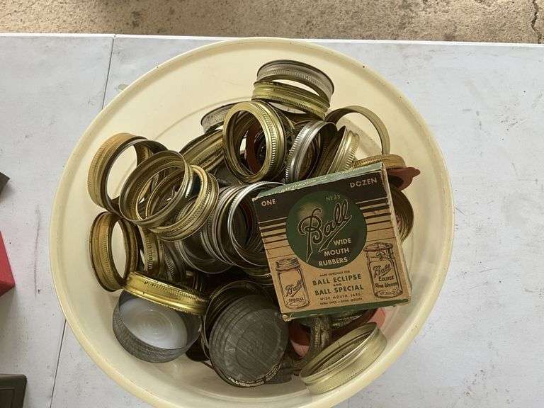 Jar rings, lids, etc - Legacy Auction Company