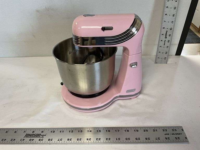 DASH small pink stand mixer - Legacy Auction Company