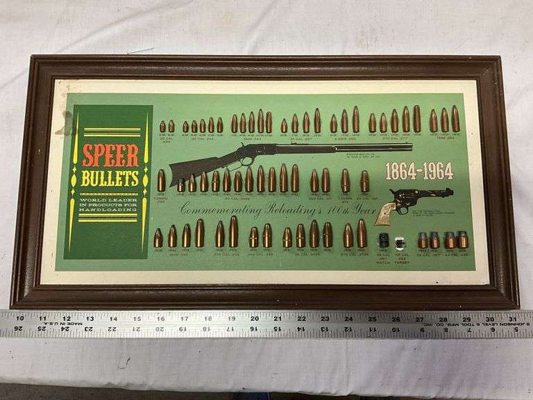 Speer Bullets display - Legacy Auction Company