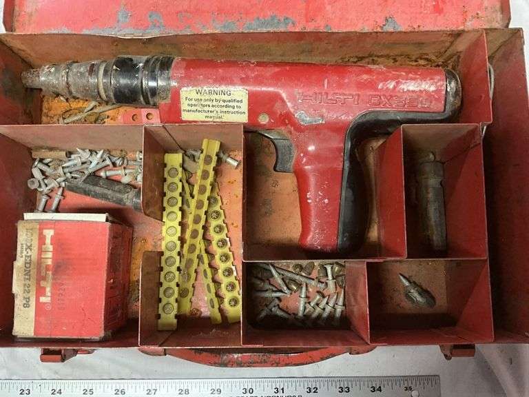 Level, bolt cutters, Hilti driver, etc - Legacy Auction Company