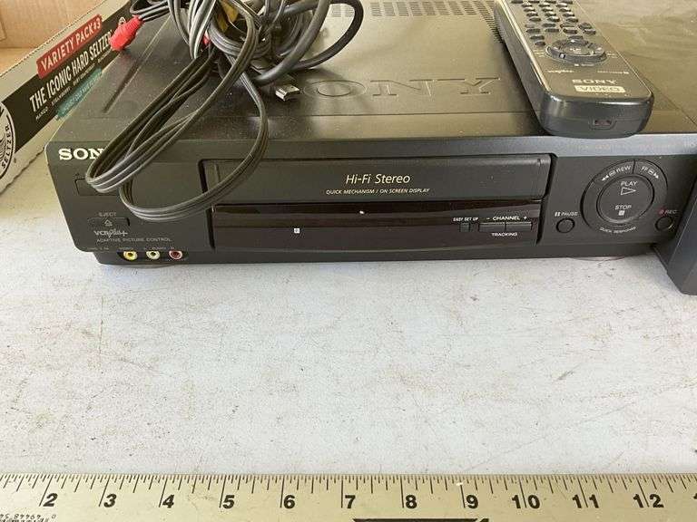 Sony VCR, Samsung VCR, Blu-ray disc player - Legacy Auction Company