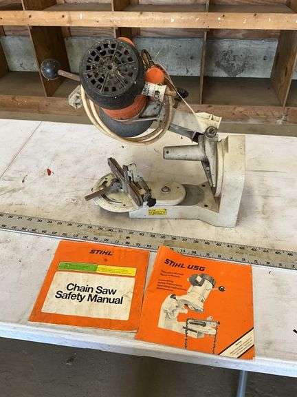 Stihl USG chainsaw sharpener - Legacy Auction Company