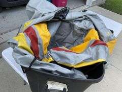 Coleman 3 person inflatable raft with tote - Legacy Auction Company